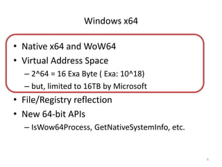 Exploring the x64 | PPT