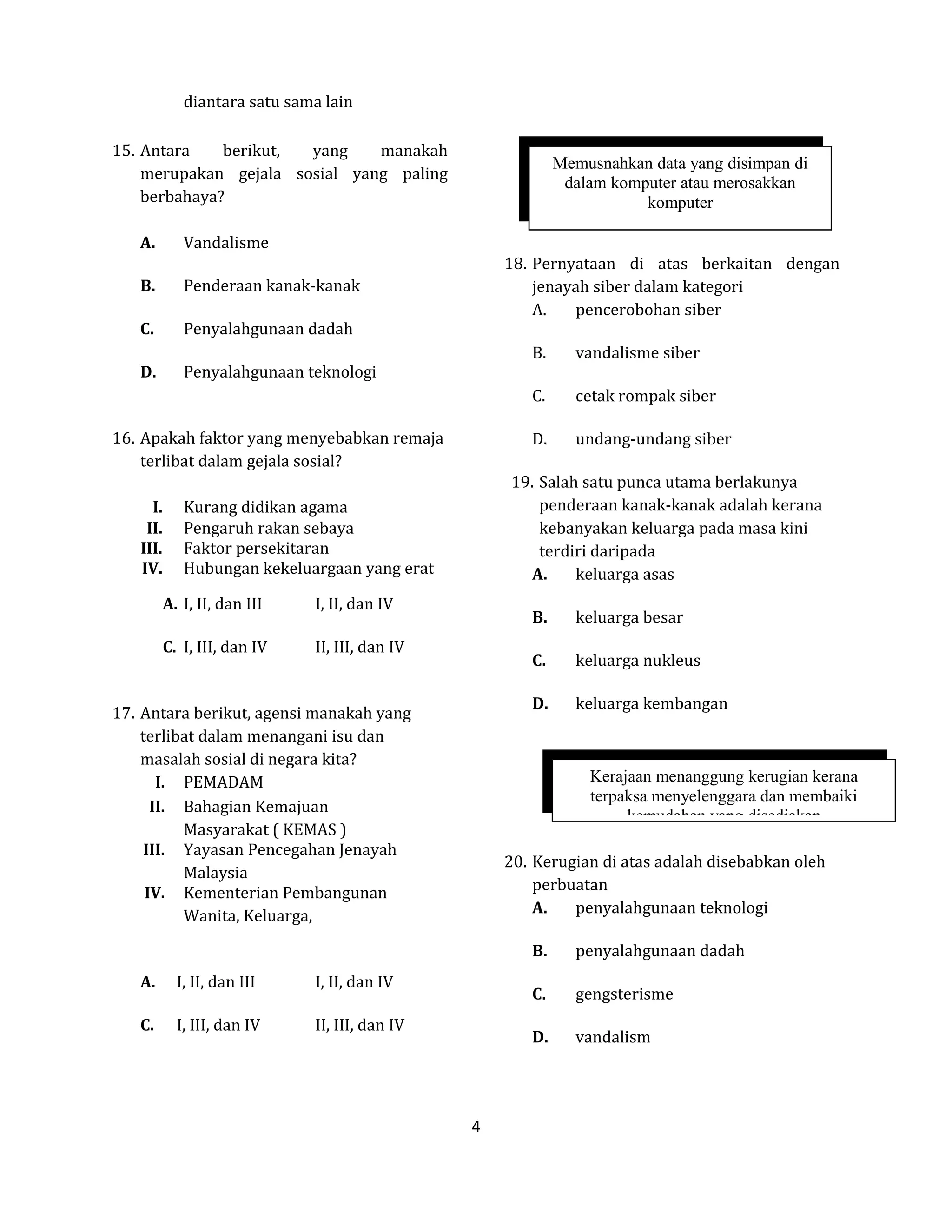 Psk tingkatan 4 | PDF
