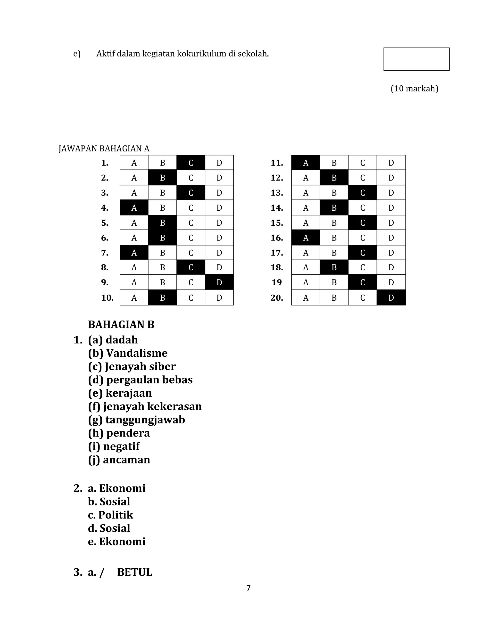 Psk tingkatan 4 | PDF