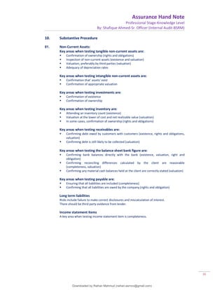 psk-assurance-hand-note.pdf | Business Accounting & Finance | Business