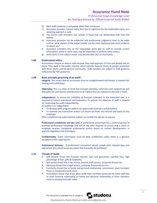 psk-assurance-hand-note.pdf | Business Accounting & Finance | Business