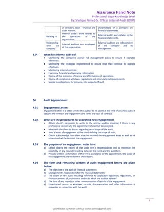psk-assurance-hand-note.pdf | Business Accounting & Finance | Business