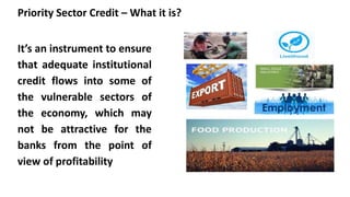 Priority Sector Credit- Concept, Coverage & Targets | PPTX