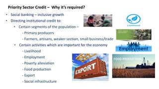 Priority Sector Credit- Concept, Coverage & Targets | PPTX