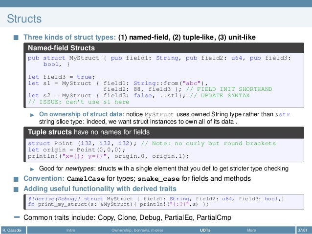 The Rust Programming Language: an Overview