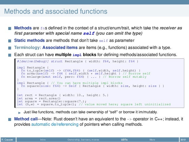 The Rust Programming Language: an Overview
