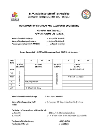 PS Lab 2017 to 2020 lab occupancy for pg course | DOC