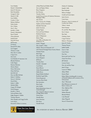 An Overview of Impact: Annual Report 2009 | PDF | Legal Services ...