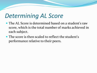PSLE AL Score.pptx | Standardized Testing | Educational Assessment