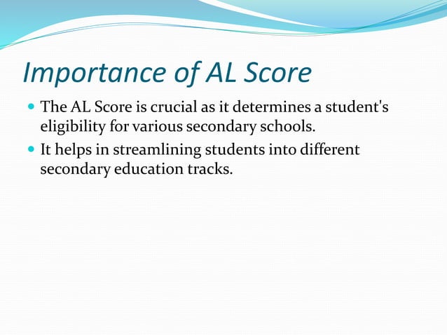 PSLE AL Score.pptx | Standardized Testing | Educational Assessment