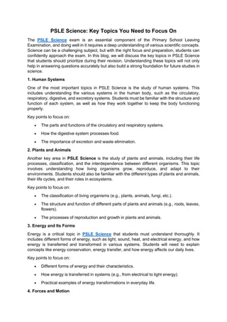 PSLE Science Key Topics You Need to Focus On.pdf