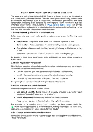 PSLE Science Water Cycle Questions Made Easy.pdf