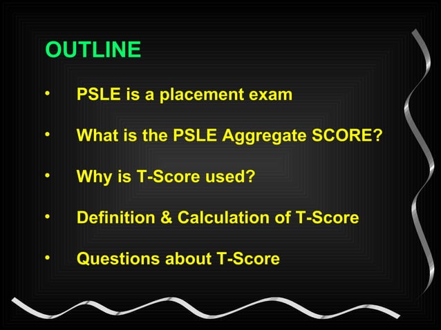 PSLE T-score | PPS