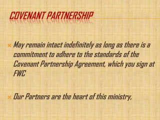 Covenant Partnerships | PPT