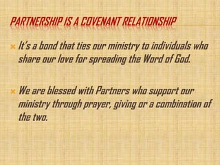 Covenant Partnerships | PPT