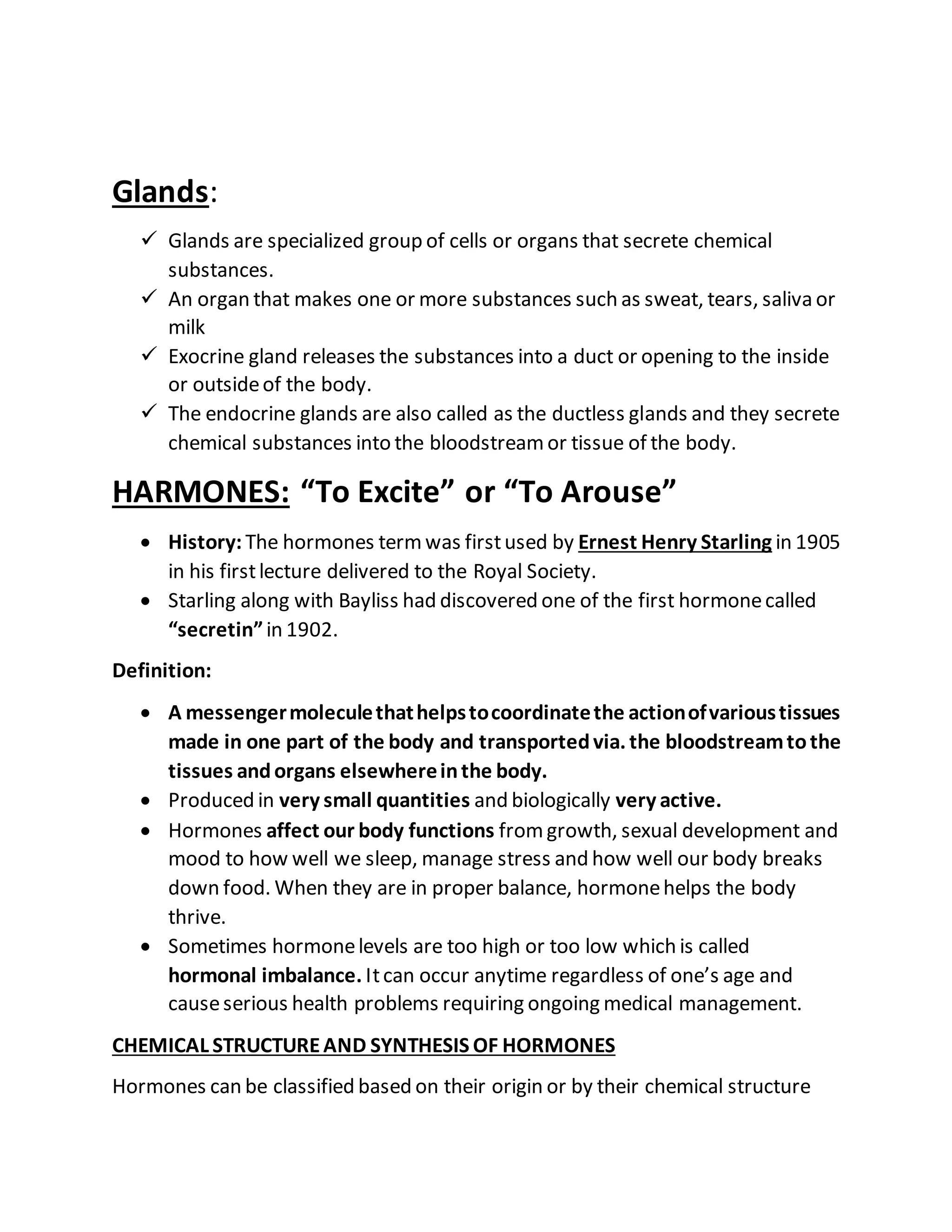 endocrine system | DOCX