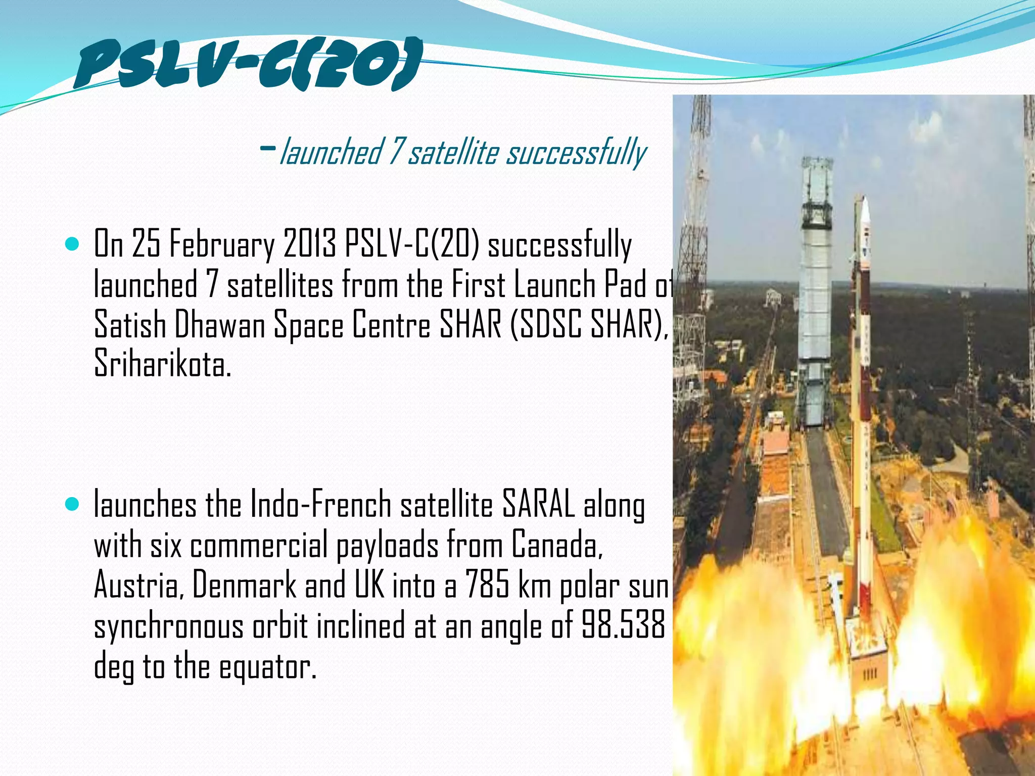 PRESENTATION ON Polar Satellite Launch Vehicle | PPTX