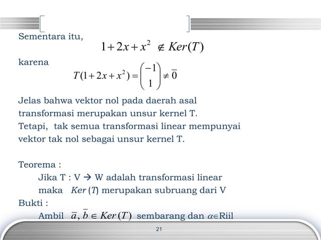 transformasi_linear.pdf tranformasi linier | PPT