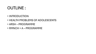 Adolescent reproductive and sexual health | PDF