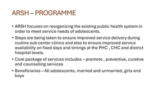 Adolescent reproductive and sexual health | PDF