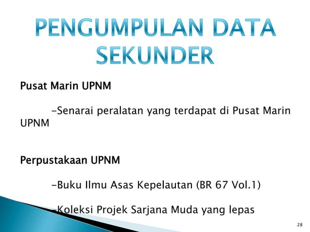 Psm modul MKMA di Pusat Marin UPNM | PPT