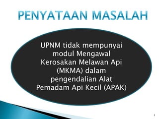 Psm modul MKMA di Pusat Marin UPNM | PPT