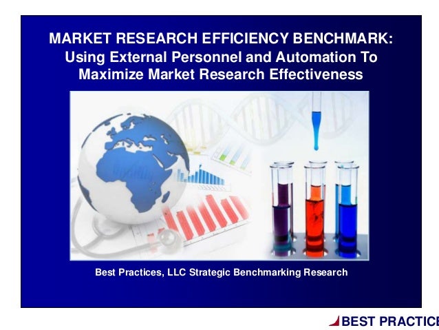 Market Research Efficiency Benchmark: Using External Personnel and ...