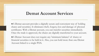 Demat Account Services | PPTX