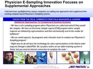 E Sampling Summary | PDF