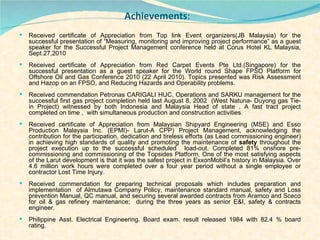 Psm Cv Presentation 3 2012 | PPT | Civil Engineering Industry | Industries