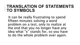 Problem Solving, Mathematical Investigation and Modelling - Topic 1 | PPTX