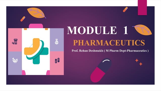 (PS) Practice School Modules (B Pharm 7th Semester ). | PPTX | Chemistry | Science