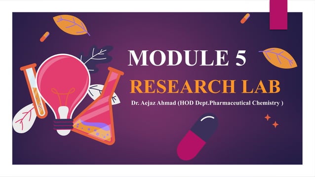 (PS) Practice School Modules (B Pharm 7th Semester ). | PPTX | Chemistry | Science