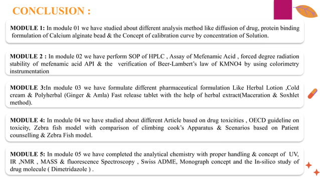 (PS) Practice School Modules (B Pharm 7th Semester ). | PPTX ...