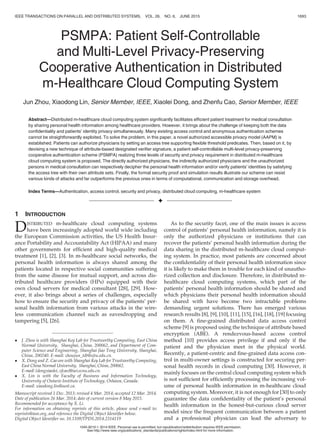 PSMPA: Patient Self-Controllable and Multi-Level Privacy-Preserving ...