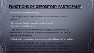 Depository Participant | PPTX