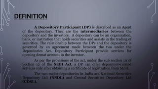 Depository Participant | PPT