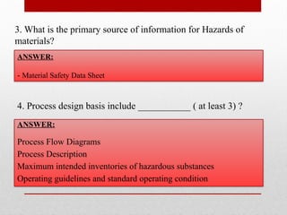 The DuPont Process Safety Management Quiz | PPTX