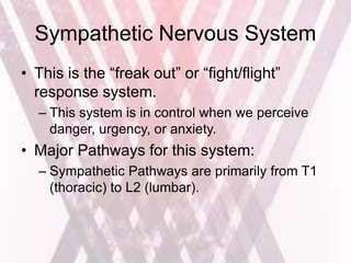 Parasympathetic and Sympathetic Nervous System EHS Unit 4 | PPTX