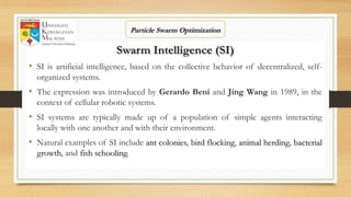 Practical Swarm Optimization (PSO) | PPTX