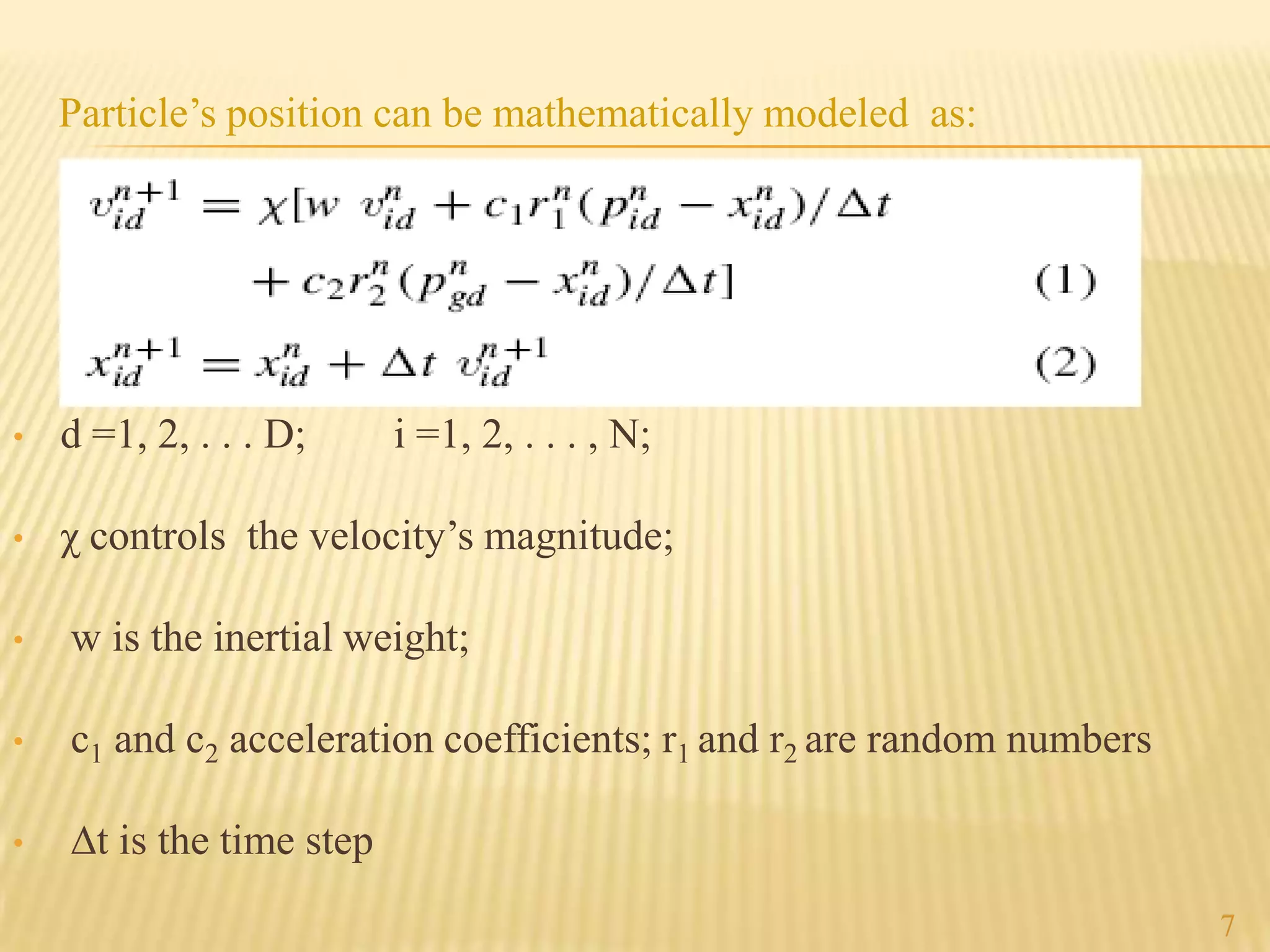 Particle Swarm optimization | PPSX