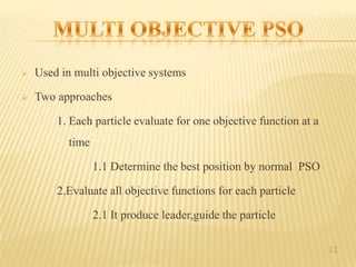 Particle Swarm optimization | PPSX