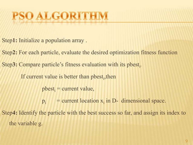 Particle Swarm Optimization Ppt
