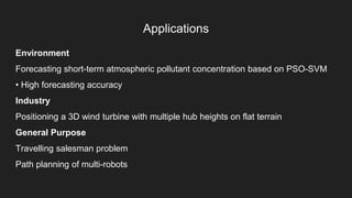 Particle swarm optimization (PSO) ppt presentation | PPTX | Computer ...