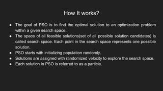 Particle swarm optimization (PSO) ppt presentation | PPTX | Computer ...