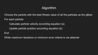 Particle swarm optimization (PSO) ppt presentation | PPTX | Computer ...