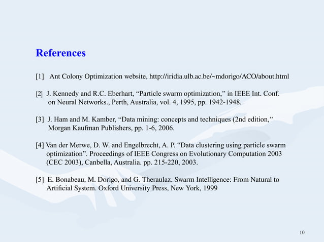PSO-ACO-Presentation Particle Swarm Optimization (PSO) | PPT