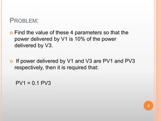 Particle Swarm Optimization (A Circuit Optimization Problem) | PPTX