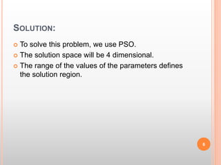 Particle Swarm Optimization (A Circuit Optimization Problem) | PPTX