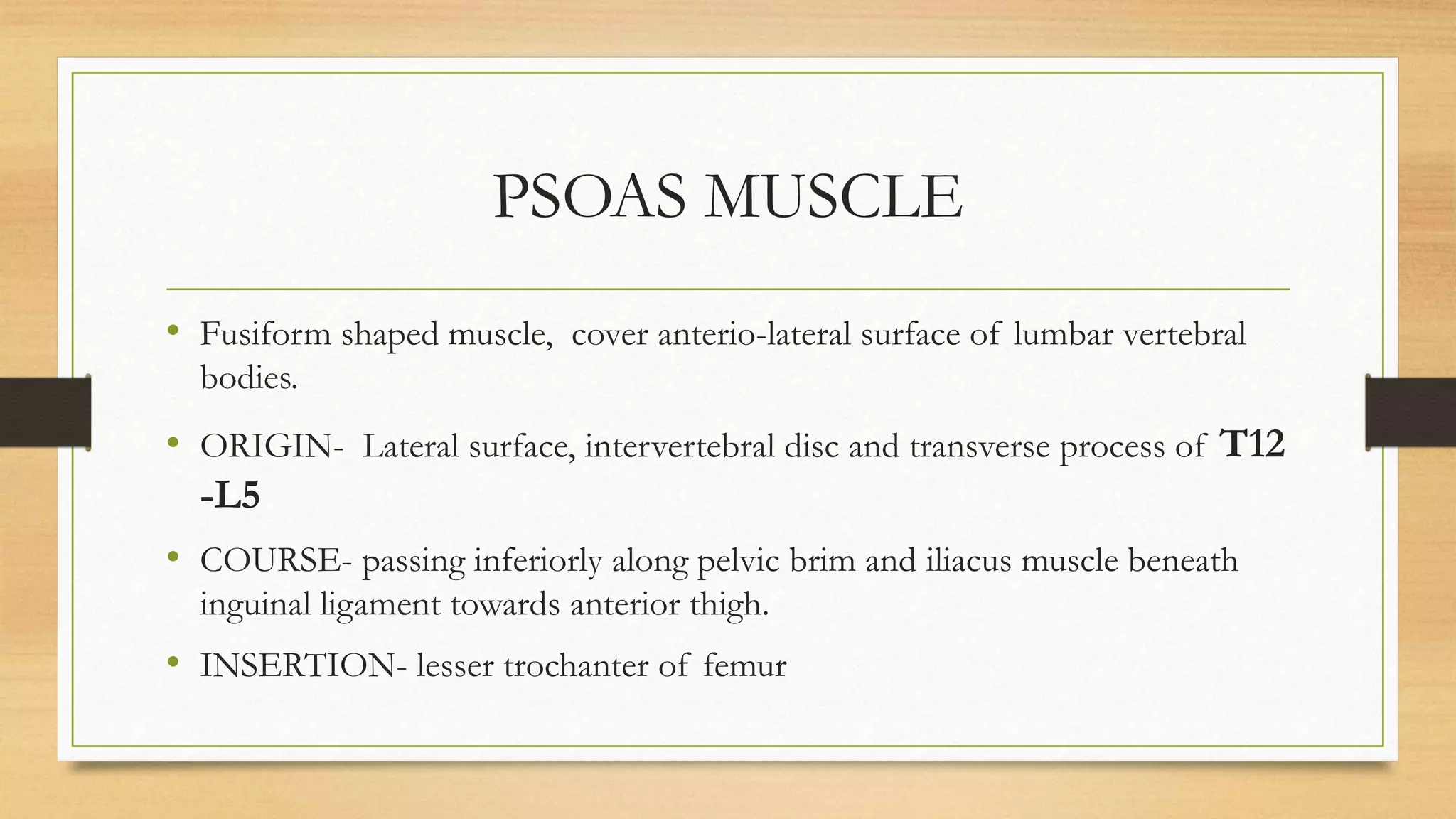 Psoas abscess | PPTX